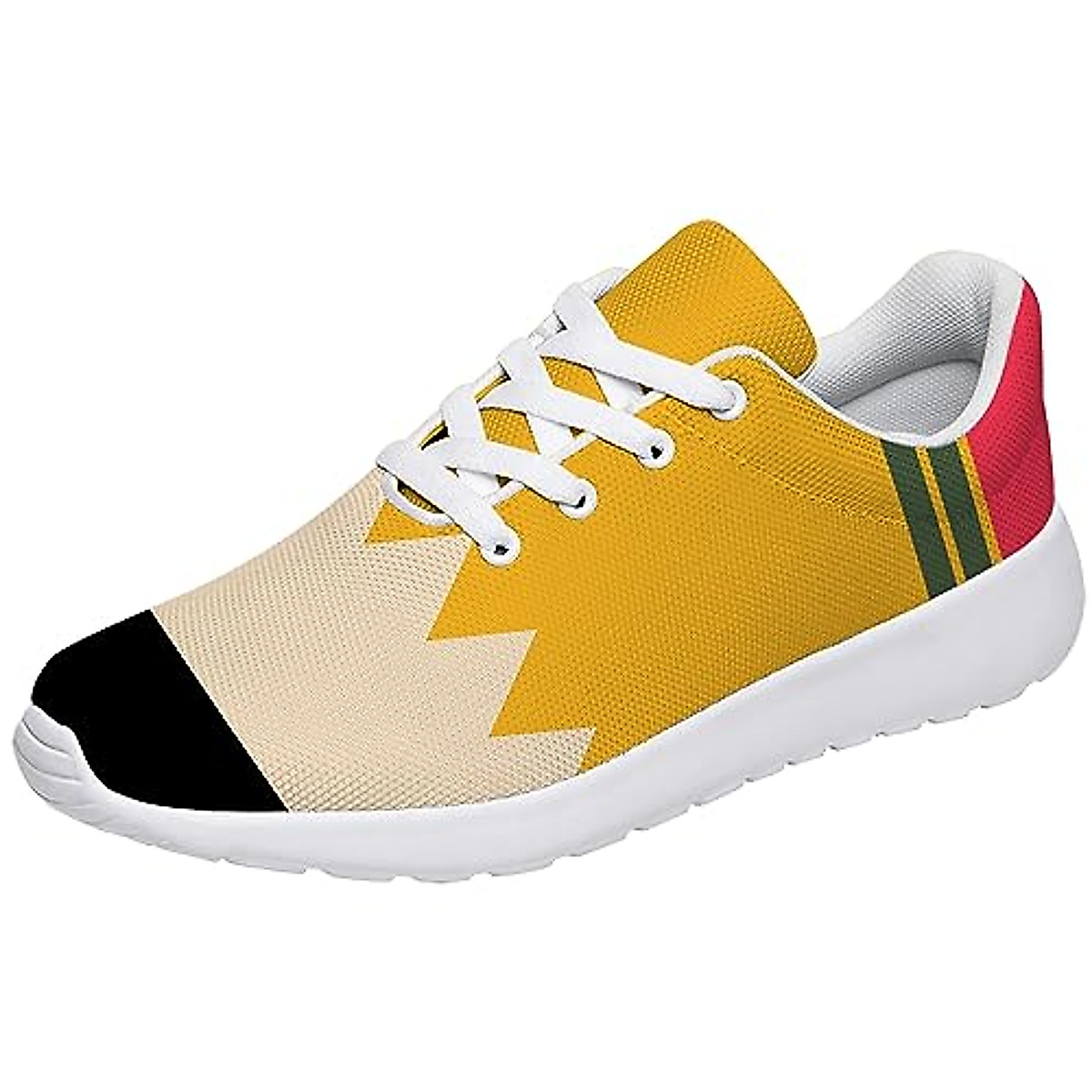 vogiant Pencil Shoes Women Girl Running Walking Tennis Shoes Teacher Pencil Design Sneakers Back to School Gift Idea,Size 8