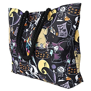 Disney Tote Nightmare Before Christmas Jack Skellington Print Lightweight Bag