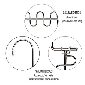 Magicool Hanger 4 Pack Update Metal Magic Cascading Hanger Space Saving Hangers Closet Organizer Clothes Organize Space Saver