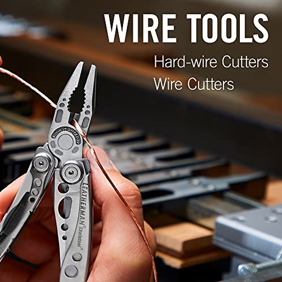 LEATHERMAN, Skeletool Lightweight Multitool with Combo Knife and Bottle Opener, Coyote Tan