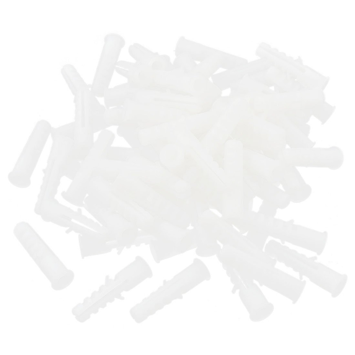 Qtqgoitem 500 Pcs Plastic 7.5mm Particleboard Screws Expansion Nail Bolt White 10mm x 40mm (model: a8b 069 85a 5de 5d9)