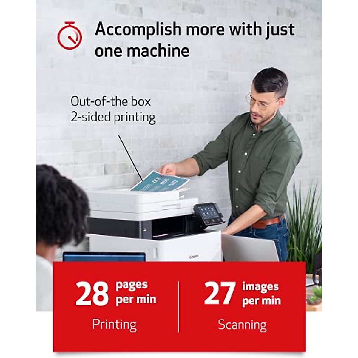 Canon Color imageCLASS MF741Cdw - Multifunction, Wireless, Mobile-Ready, Duplex Laser Printer with 3 Year Warranty