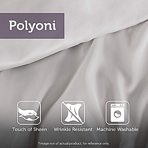 Madison Park Essentials Cal King Comforter Set, 24 Piece Bedding With Matching Curtains, Decorative Pillows, Luxe Diamond Tufting , Room in a Bag Joella Collection, Plum Cal King