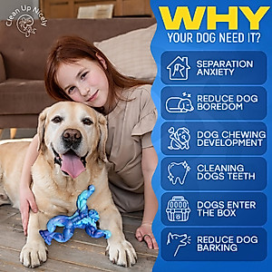 Super Muscle Dogman Toy, Beef Flavored Dog Chew Toy, Indestructible Dog Toy for Aggressive Chewers, Great for Medium, Large, X-Large Dogs & Bone Replacement