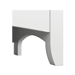 Bush Furniture Salinas 6 Cube Organizer, Pure White and Shiplap Gray