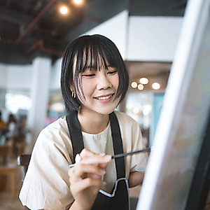 ARTEZA Stretched Canvas, 24 x 36 Inches, Pack of 2, Blank White Large Canvas for Acrylic, Oil and Gouache Painting