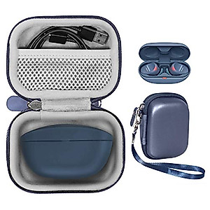 Case for Sony WF-SP800N Truly Wireless Sports, Also fit for Sony WF-1000XM3 Industry Leading Noise Canceling Truly Wireless Earbuds, Bose SoundSport Free Charger Box (Midnight Blue)