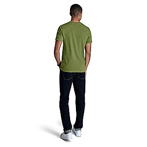 Fruit of the Loom Men's Recover Cotton T-Shirt Made with Sustainable, Low Impact Recycled Fiber, Antique Green, X-Large