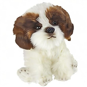 Bearington Collection Bentley The Shih Tzu Stuffed Animal, 13 Inch Stuffed Dog