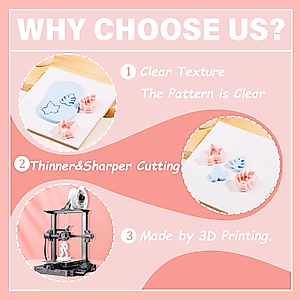 Jartian Leaf Shape Cutters Set, 10 PCS Clay Earring Cutters for Jewelry Making Supplies, Polymer Clay Tools with Earring Clip and Earring Hook