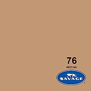 Savage Seamless Paper Photography Backdrop - #76 Mocha (107 in x 36 ft) Made in USA
