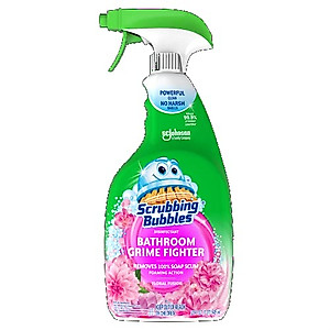 Scrubbing Bubble Bathroom Grime Fighter, Floral Fusion Scent, 32 oz Spray Bottle