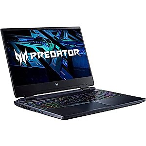 acer Predator Helios Gaming Laptop 2023 Newest, 15.6" FHD 165Hz Display, Intel Core i7-12700H, 64GB DDR5 RAM, 1TB SSD, NVIDIA GeForce RTX 3060 Graphics, Bluetooth, Wifi6, Windows 11 Home, Black