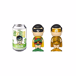 Funko Vinyl Soda: DC - Robin - 1/6 Odds for Rare Chase Variant Collectible Toy - DC Comics - Collectable Vinyl Figure - Gift Idea - Official Merchandise - Toys for Kids & Adults - Comic Books Fans