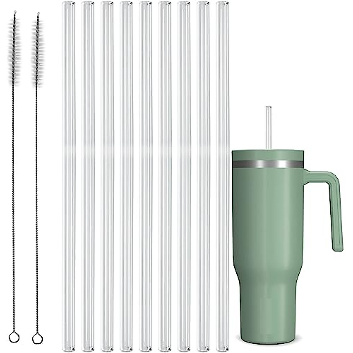 MLKSI Straw Replacement for Hydrapeak Voyager 40 oz Tumbler With Handle