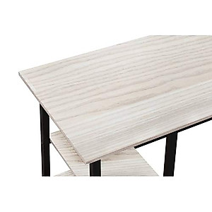 DORAFAIR Computer Desk Modern Gaming Computer Desk Home Office Study Desk Modern Student Writing Table Small Office Desk Gaming Workstation, 47.6" L x 22.4" W x 30.5" H, White