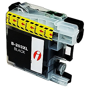 INK4WORK 4 Pack Replacement Ink Cartridge for Brother LC203 XL LC203XL (1 Black, 1 Cyan, 1 Magenta, 1 Yellow) for MFC-J460DW MFC-J480DW MFC-J485DW MFC-J680DW MFC-J880DW MFC-J885DW