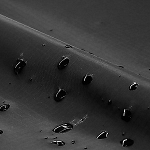 9KM DWLIFE Nylon Ripstop Fabric, Black 60x117 Inch, 40D Waterproof, Lightweight, Windproof, Bulk Fabric for Kite, Tent, Flag, Bag, Tarp Cover, Outdoor DIY Project…