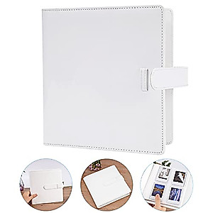 256 Pockets Mini Photo Album for Fujifilm Instax Mini 12/Mini 11/Mini 9 /Mini Link Printer/LiPlay Instant Camera, Polaroid Snap/PIC-300/Z2300/ SocialMatic Instant Cameras & Zip Instant Printer (Ice White)