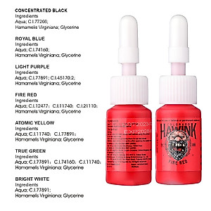 HAWINK Hand Tattoo Poke Stick Kit DIY Tattoo Tool Kit with 7 Ink 20 PCS Needles Aluminum Alloy Pen GK-HW801TN01-1