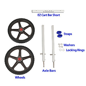 Sea Eagle EZ Cart - Chart Wheel System for Boats and Kayaks (Small EZ Cart)