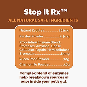 Nature's Pure Edge No Poop Eating for Dogs. Coprophagia Treatment. Digestive Enzyme with Breath Freshener. Stop Eating Poop for Dogs, Stool Eating Deterrent. Extra Large 230 Scoops in Each jar.