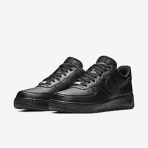 Nike Air Force 1 '07 Basketball Shoe ,Black,11 Men US