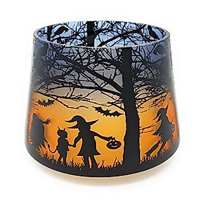 Yankee Candle Trick or Treat Halloween Scene Jar Candle Shade Topper for Yankee Candle Large and Medium Original Jar Candles