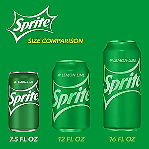 Sprite Lemon Lime Soda Soft Drinks, 7.5 fl oz, 6 Pack