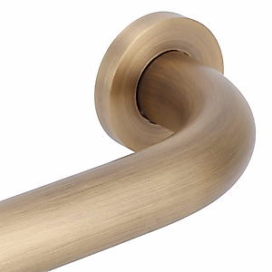 Bathtub Hand Bar, Shower Grab Bars Bearing 60kg / 132.3lb Antique Brass 30cm Brushed Surface Light Luxury Style for Kitchen for Bathroom for Bathtub