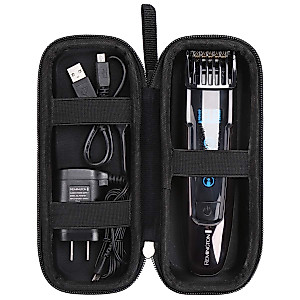 Aproca Hard Storage Travel Case, for Panasonic Cordless Men's Beard Trimmer ER-GB42-K ER-SB40-K/Remington MB4700 Beard Trimmer
