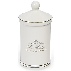 Kassatex Le Bain Collection Bathroom Accessories - Cotton Jar