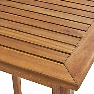 Christopher Knight Home Polaris Bar Table, Teak Finish