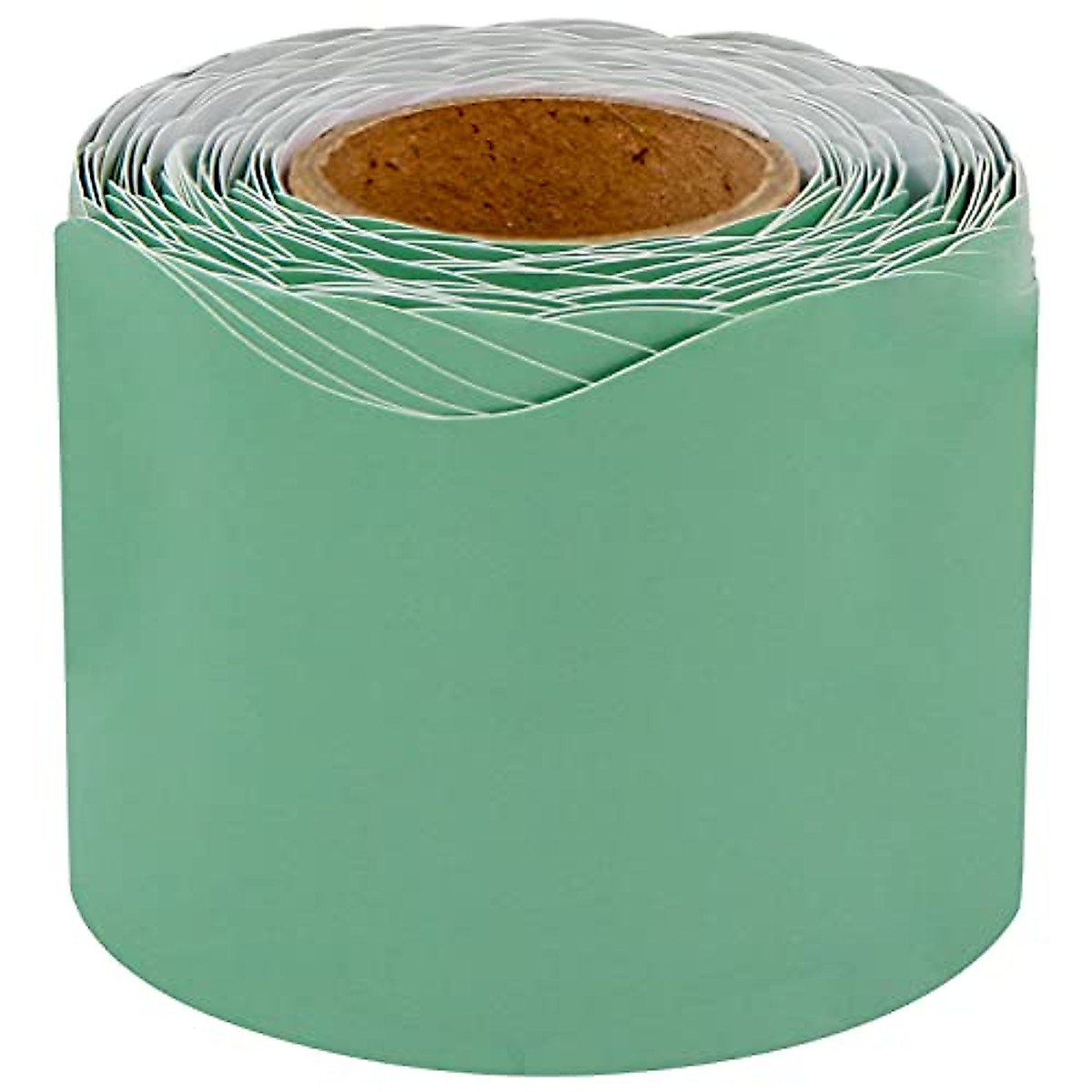 Eucalyptus Green Bulletin Board Border Scalloped Border Trim for Classroom 52ft One Roll