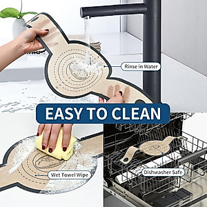 2 Pcs Silicone Bread Sling for Dutch Oven Liners Silicone Baking Mat [Non-Stick & Heat Resistant] Reusable Sourdough Bread Baking Supplies with Long Handle Bread Making Tools for Transfer Sourdough