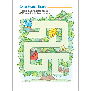 School Zone - Preschool Basics Workbook - 64 Pages, Ages 3 to 5, Colors, Numbers, Counting, Matching, Classifying, Beginning Sounds, and More (School Zone Basics Workbook Series)