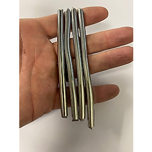 4pcs 99.99% High Purity Zinc Rod Zinc Metal Anode for School Scientific Experiment Research Diameter 1/4" Length 4" Made in USA RotoMetas