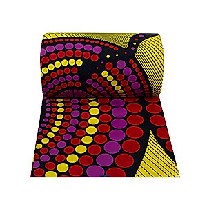 African Fabric New Ankara 100% Cotton Fabric 6 Yards/Pieces Pattern Print Fabric