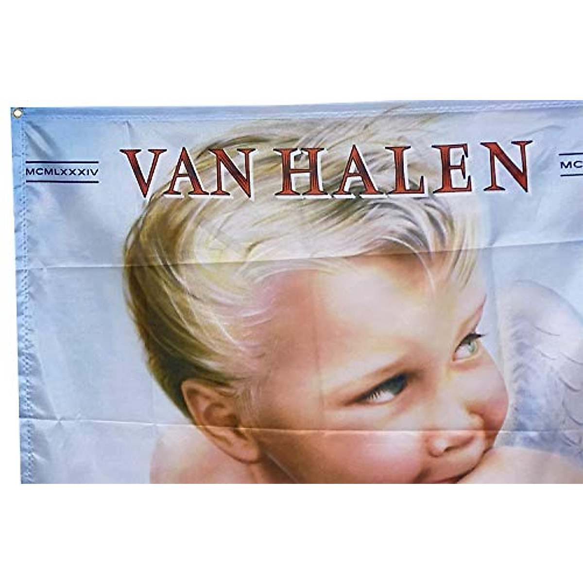 Dutern of VAN HALEN 1984 BANNER HUGE 4X4 Ft Fabric Poster Tapestry Flag