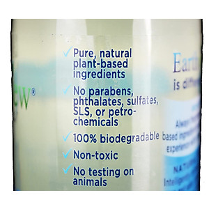 Earthview Fragrance Free Shampoo & Bodywash, 8 Fl Oz, All Hair Types- Designed for Environmental Sensitivities (MCS, EI, MI, Sulfate free, SLS free, Sensitive Skin, Unscented, Free & Clear, Naturally Derived, Eco-Friendly, Hypoallergenic)