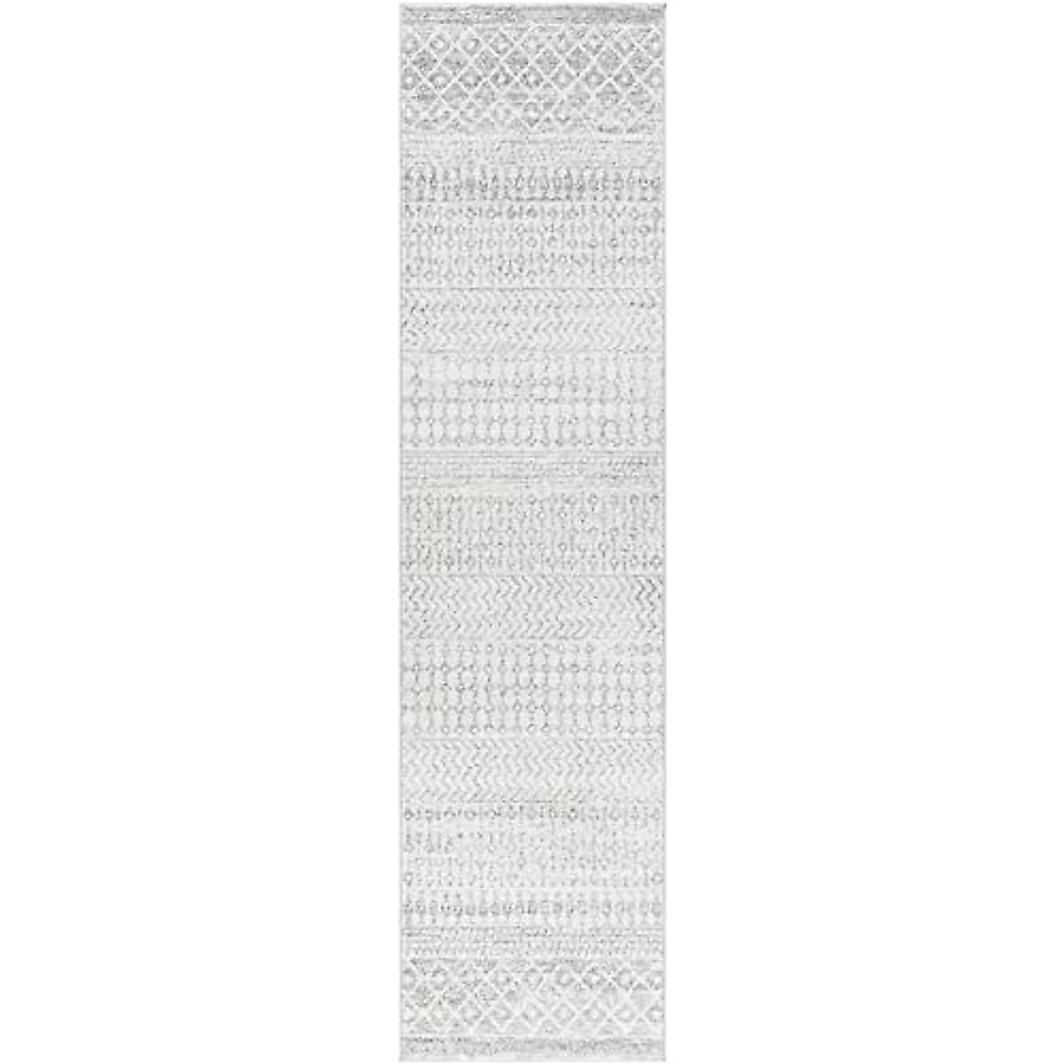 Artistic Weavers Chester Boho Moroccan Runner Area Rug,2'7" x 12',Grey