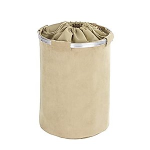 WENKO 62086100 Cordoba Basket, Sorter with Lid, Bin, Beige Laundry Hamper