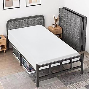 BestMassage 12 Inch Gel Memory Foam Mattress for Cool Sleep & Pressure Relief, Medium Firm FullMattress for Kids Adults, Bed-in-a-Box, CertiPUR-US Certified,White