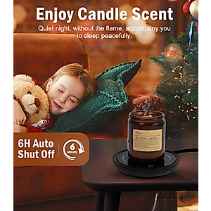 Coffee Mug Warmer & Mug Set with 2 Temp Settings, Coffee Lovers Present for Women Men, Coffee Cup Warmer with Auto Shut Off, Coffee Warmer for Christmas Day, Birthday, Valentine's Day Present