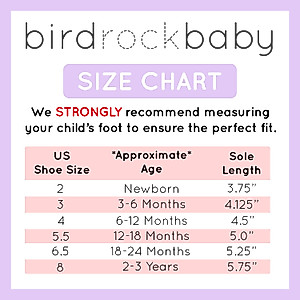 BirdRock Baby Mary Jane Moccasins - Genuine Leather Soft Sole Baby Girl Shoes for Newborns, Infants, Babies, and Toddlers (Rose Gold, US 5.5)