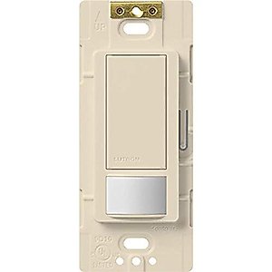 Lutron Electronics MS-OPS2H-LA Maestro Small Room Occupancy, Sensor Switch, Light Almond