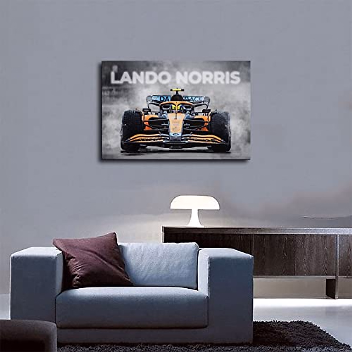 ERWYN Mclaren poster Formular One Poster F1 Walls Canvas Car Posters Wall Art Canvas For Boys Room Vintage Unframe-style 12x18inch(30x45cm)