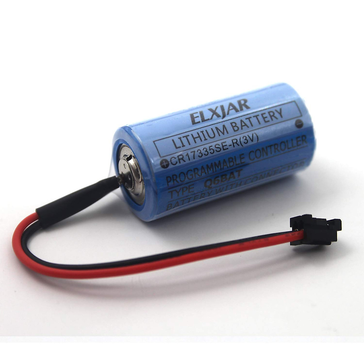elxjar (5-Pack) 3V PLC Lithium Replacement Battery for Mitsubishi Q6BAT, 130376, CR17335SE-R, BKO-C10811H03 - PLC Programmable Logic Control