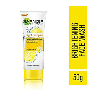 Garnier Skin Naturals White Complete Face Wash, 50g