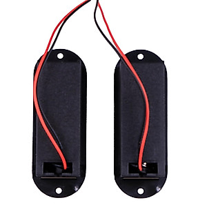 9V Battery Box Case Holder for Active Guitar Bass Pickup (Pack of 2)